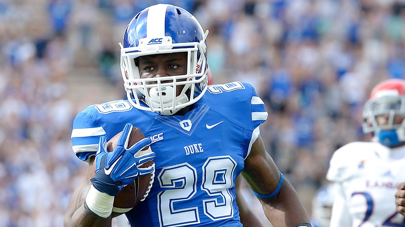 Duke RB depth takes a hit with Duncan, Wilson, Ajeigbe injuries - ESPN ...