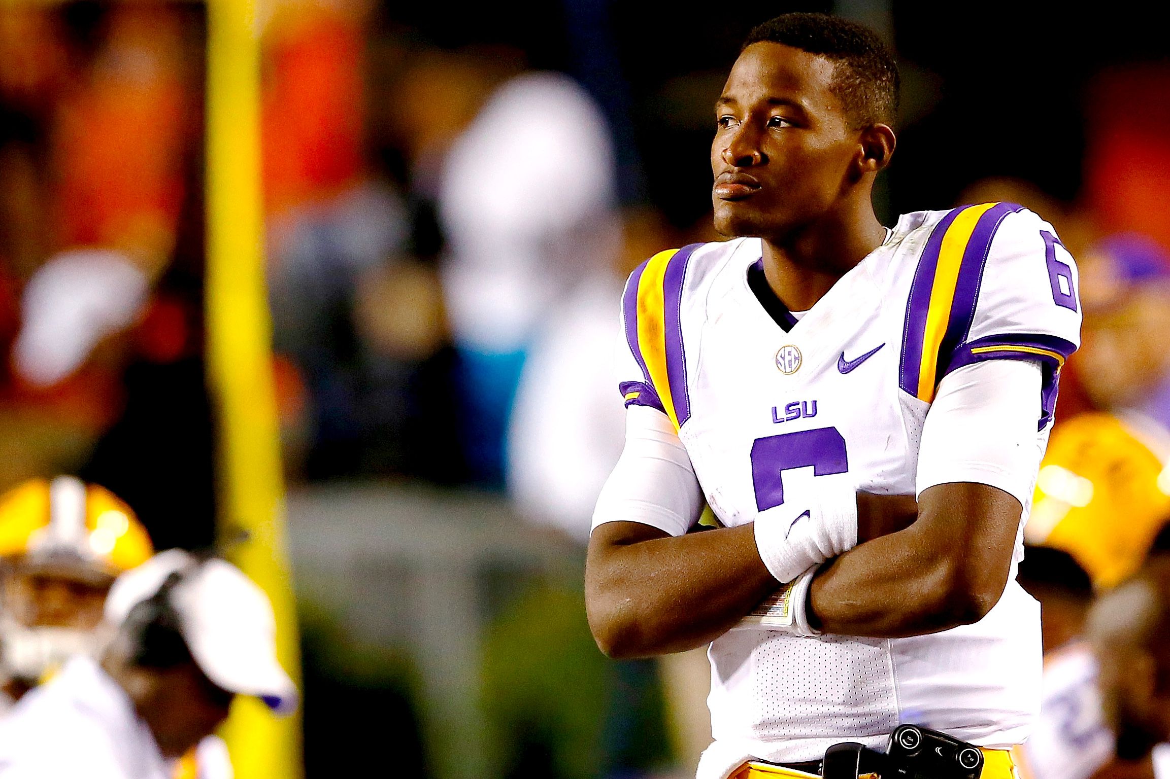 Freshman QB Brandon Harris learned tough lessons in first start for LSU ...