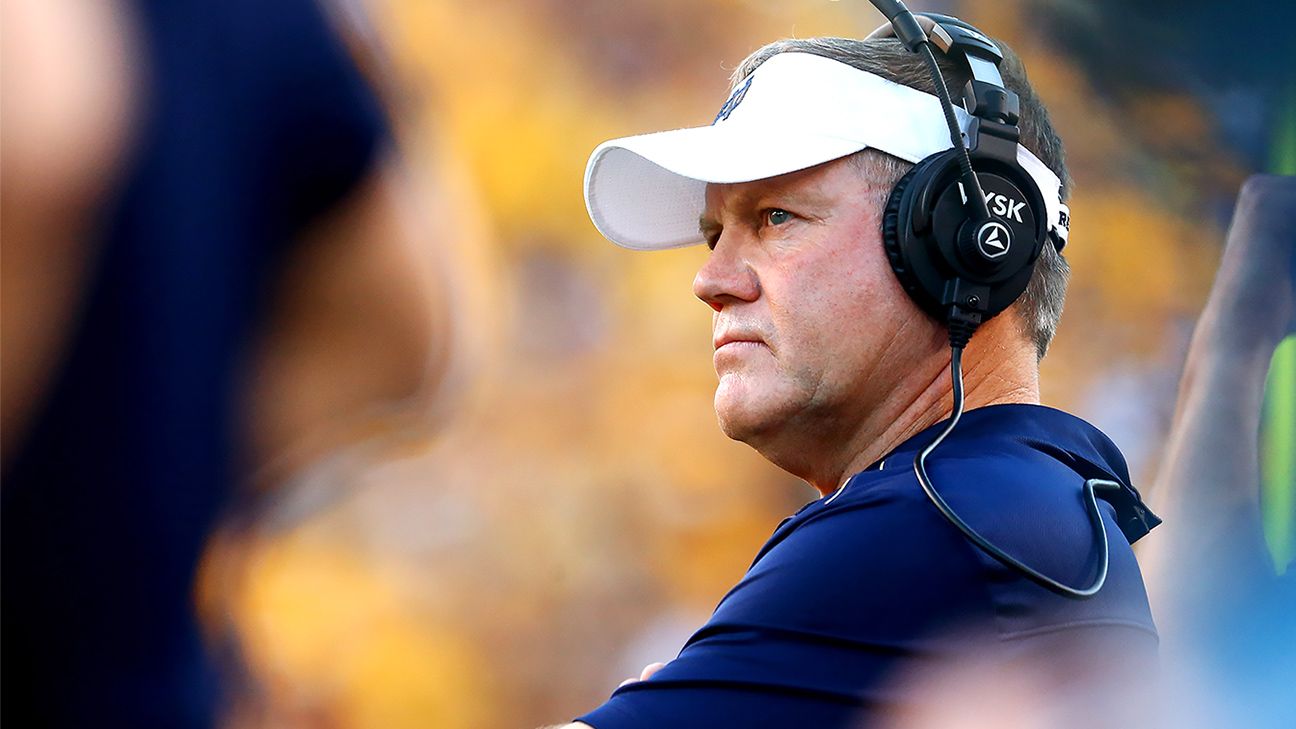 Brian Kelly of Notre Dame Fighting Irish wishes sideline incident with ...