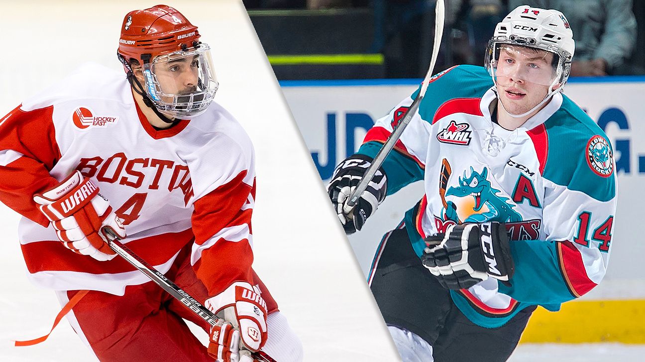 Brandon Hickey, Rourke Chartier among prospects with rising stock - NHL ...