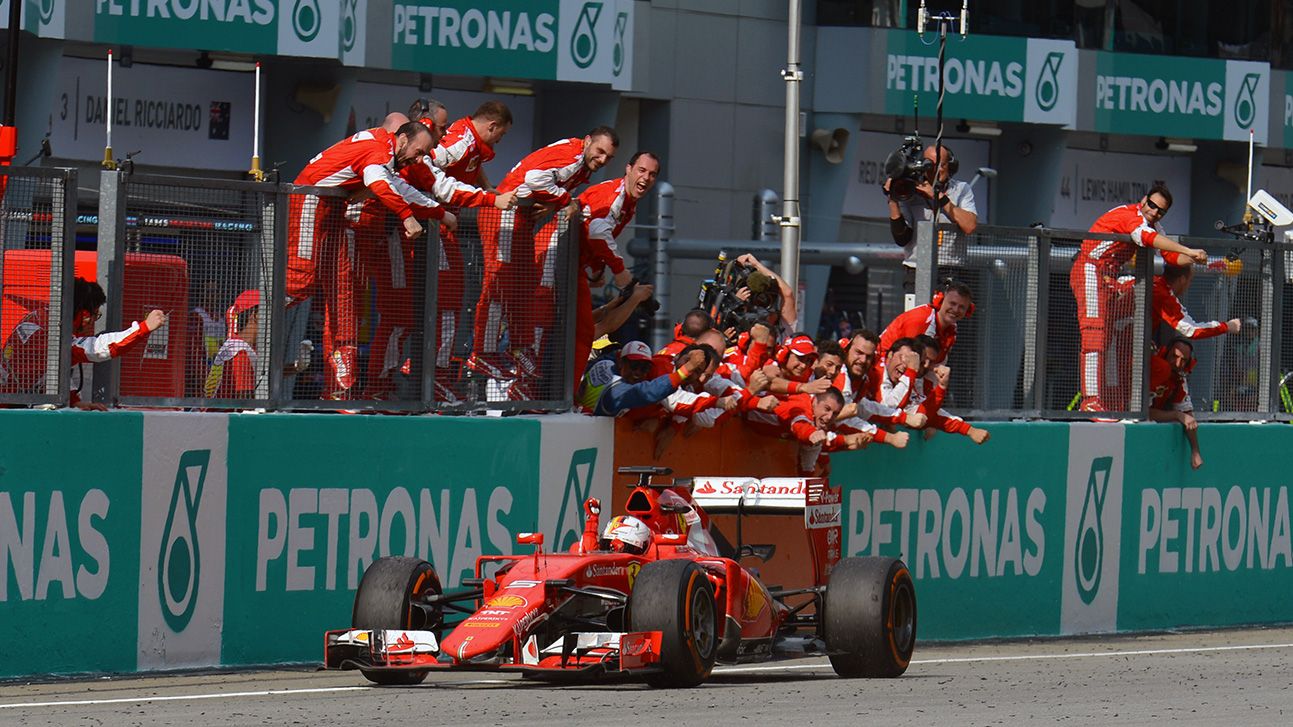 Vettel beats Mercedes for first Ferrari win - ESPN