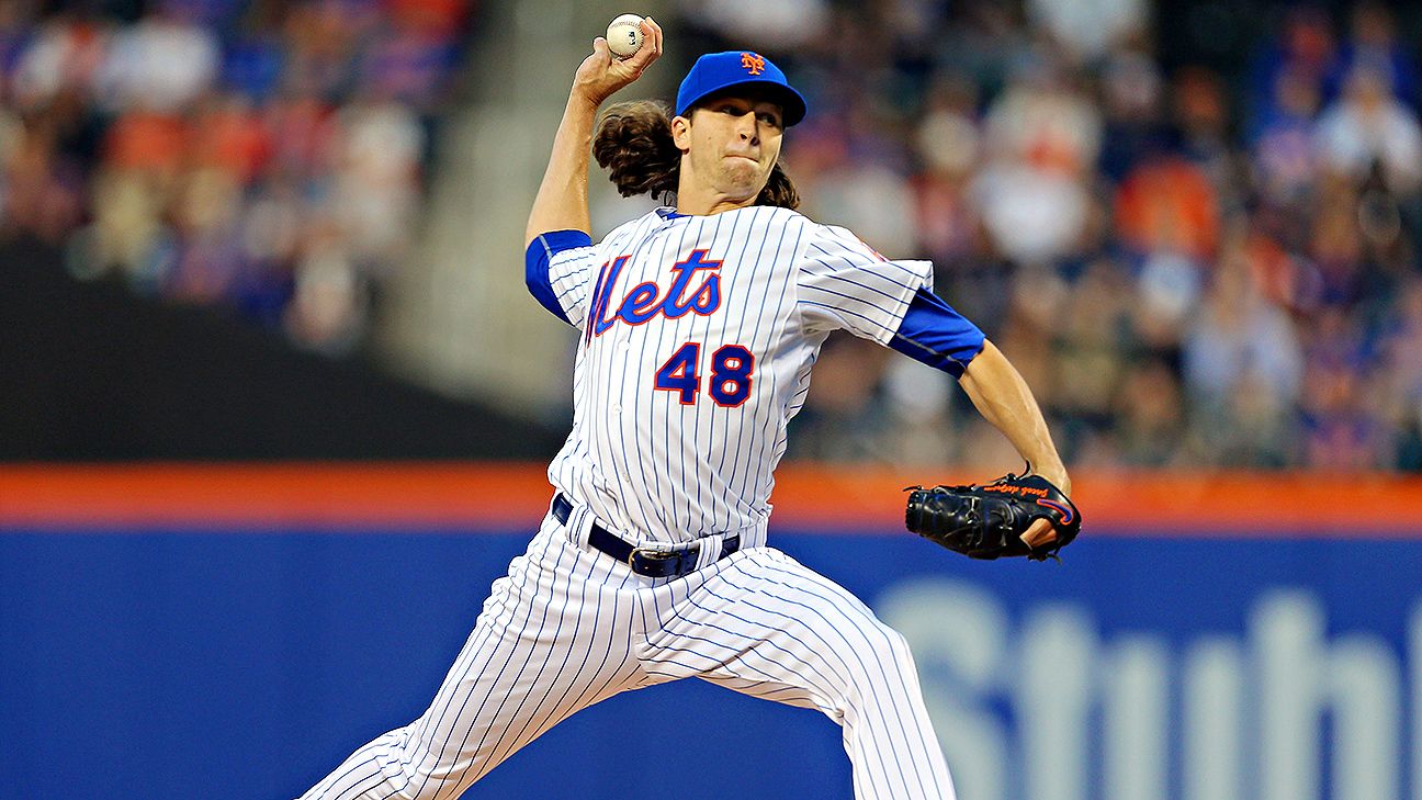 Jacob deGrom throws seven scoreless innings, extends streak to 18 1/3 ...