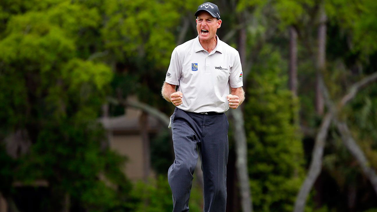 Jim Furyk finds his emotions after RBC Heritage victory - ESPN