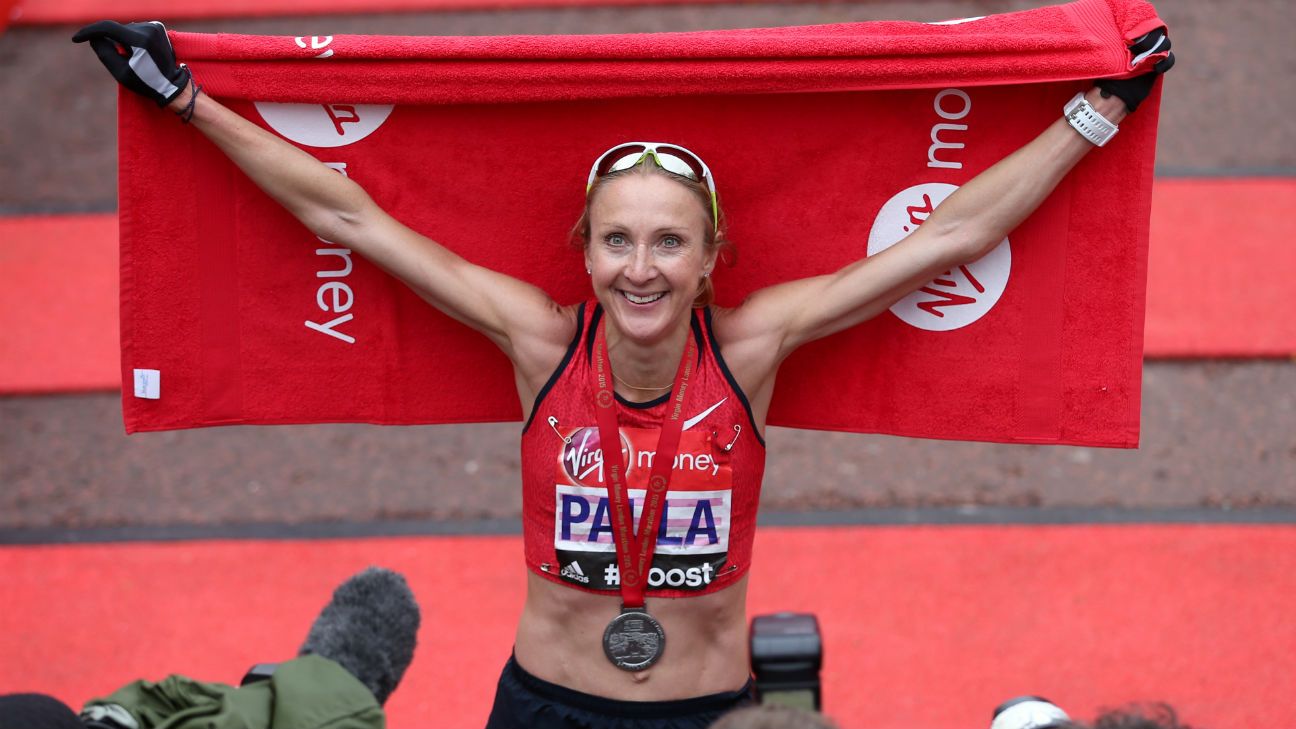 Emotional Paula Radcliffe thanks general public after completing her ...