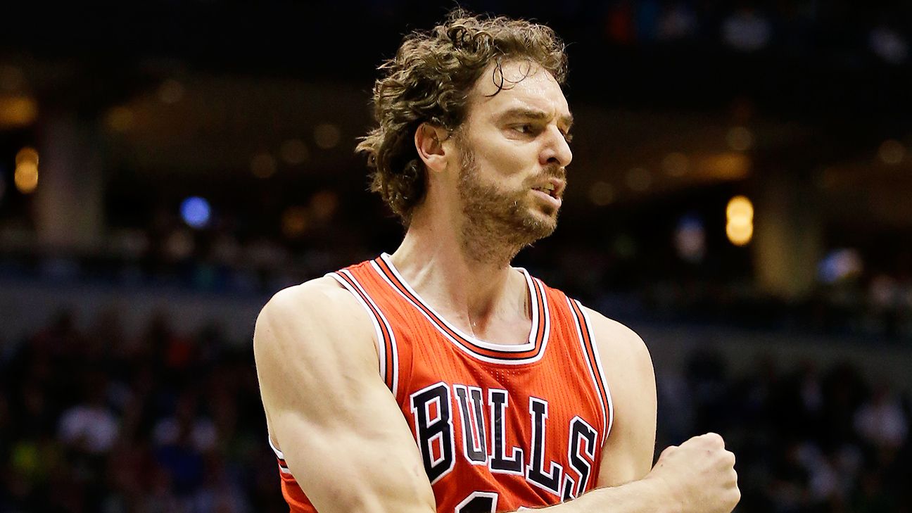 Pau Gasol of Chicago Bulls day to day with strained hamstring - ESPN