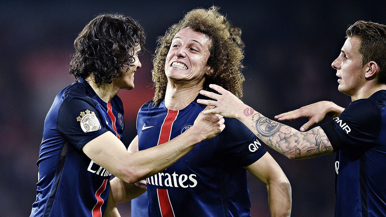 Chelsea hopeful on David Luiz, PSG want £40-£45 million - sources - ESPN