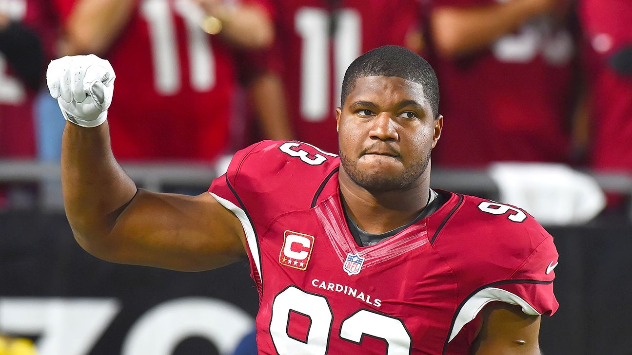 Calais Campbell's appearance on NFL Rank top 100 progress, respect ...