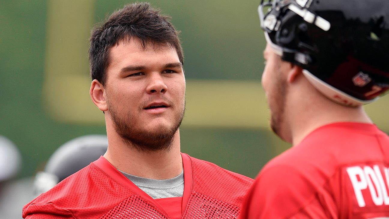 Falcons LT Jake Matthews returns to practice after foot surgery - ESPN