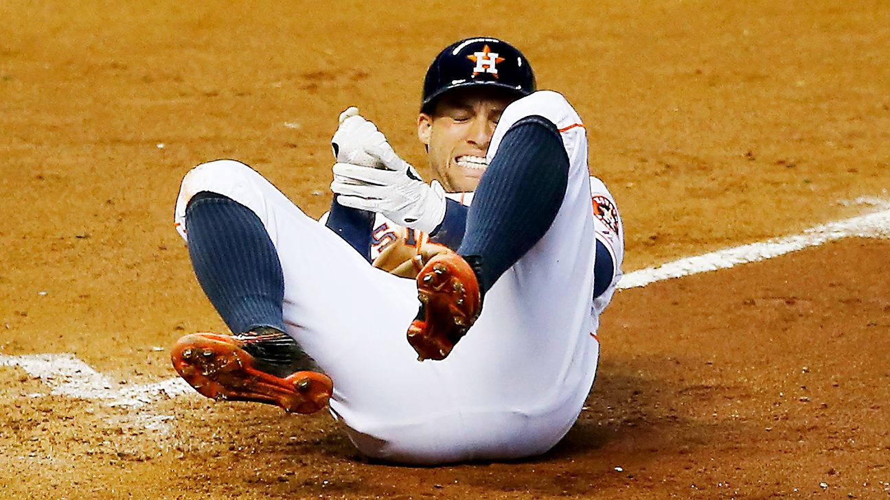 George Springer of Houston Astros headed to 15-day DL with broken right ...