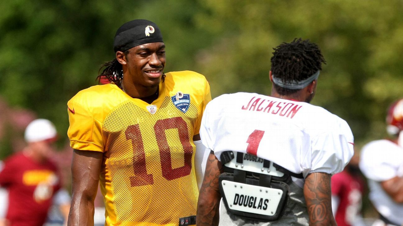 Redskins QB RG III not as sharp; TE Jordan Reed shows off his hands ...