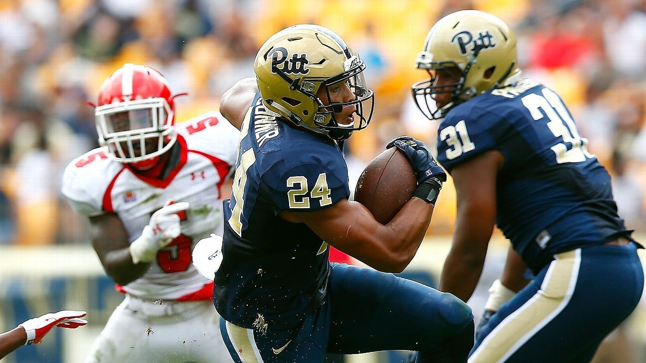 James Conner of Pittsburgh Panthers out for season with torn MCL - ESPN