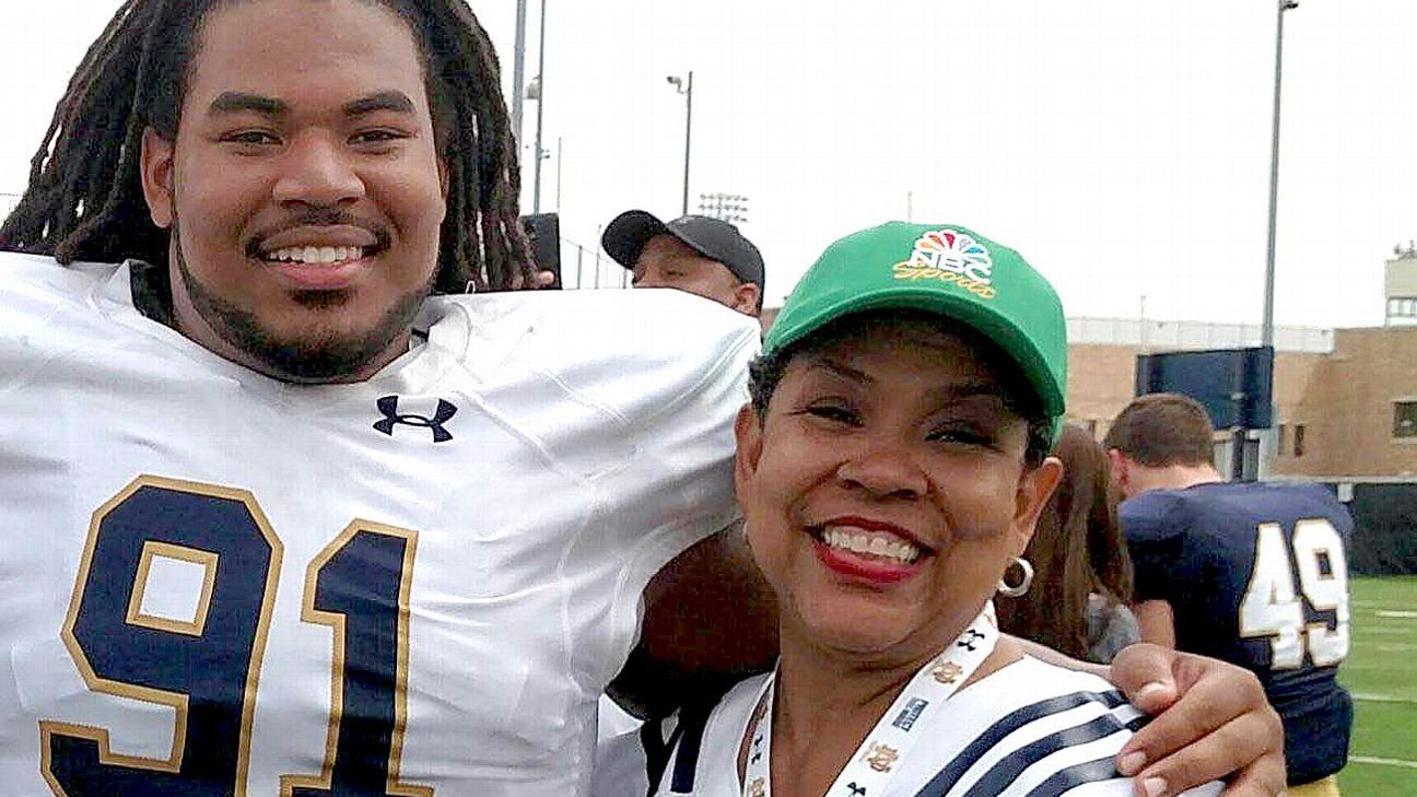 With help from his mother, Sheldon Day finds his voice - ESPN - Notre ...