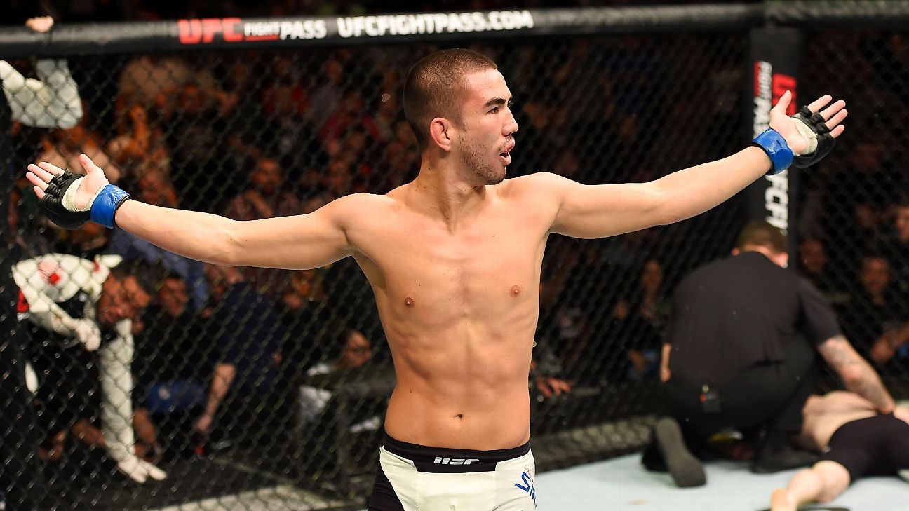 UFC Fight Night: Louis Smolka submits Patrick Holohan in Round 2 - ESPN