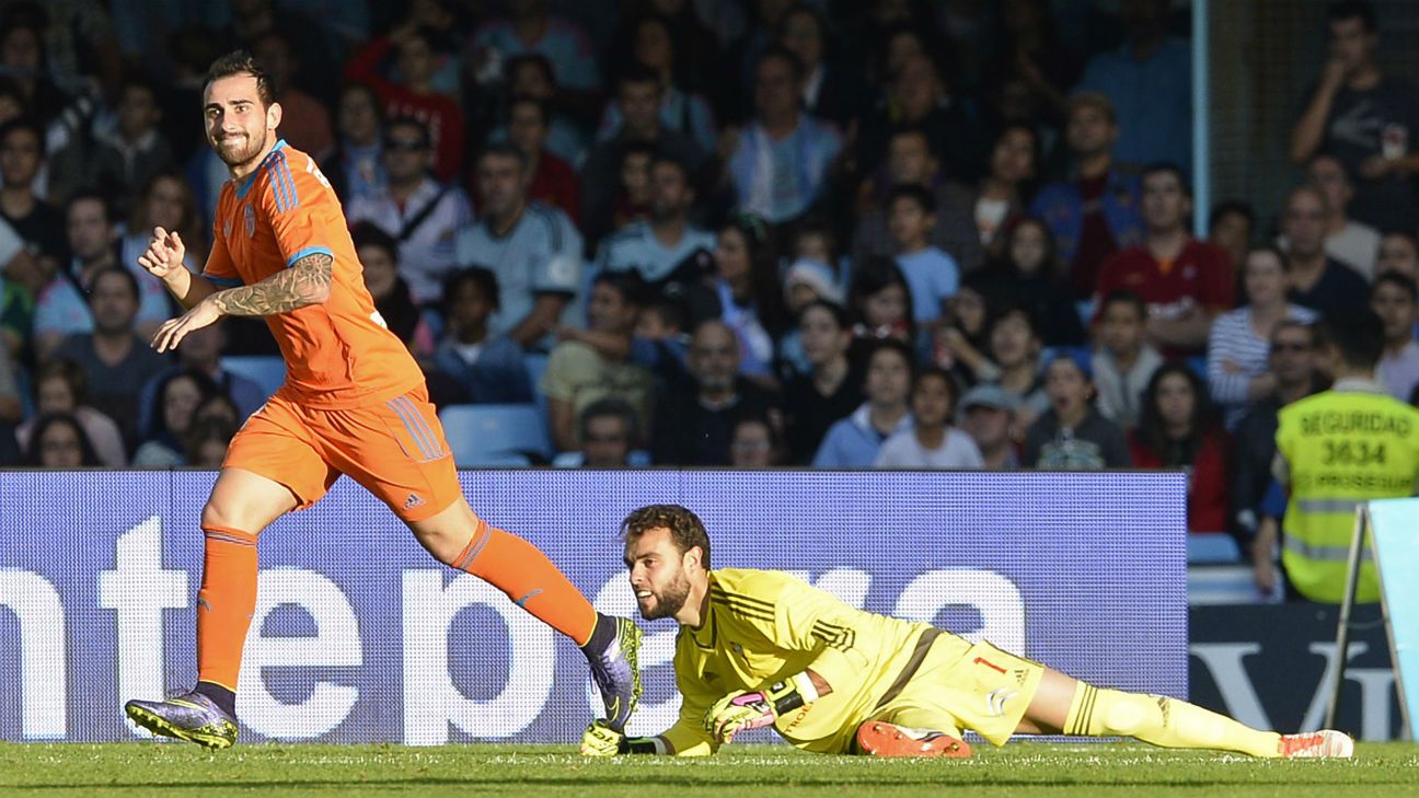 Valencia rout Celta Vigo to ease pressure on manager Nuno - ESPN