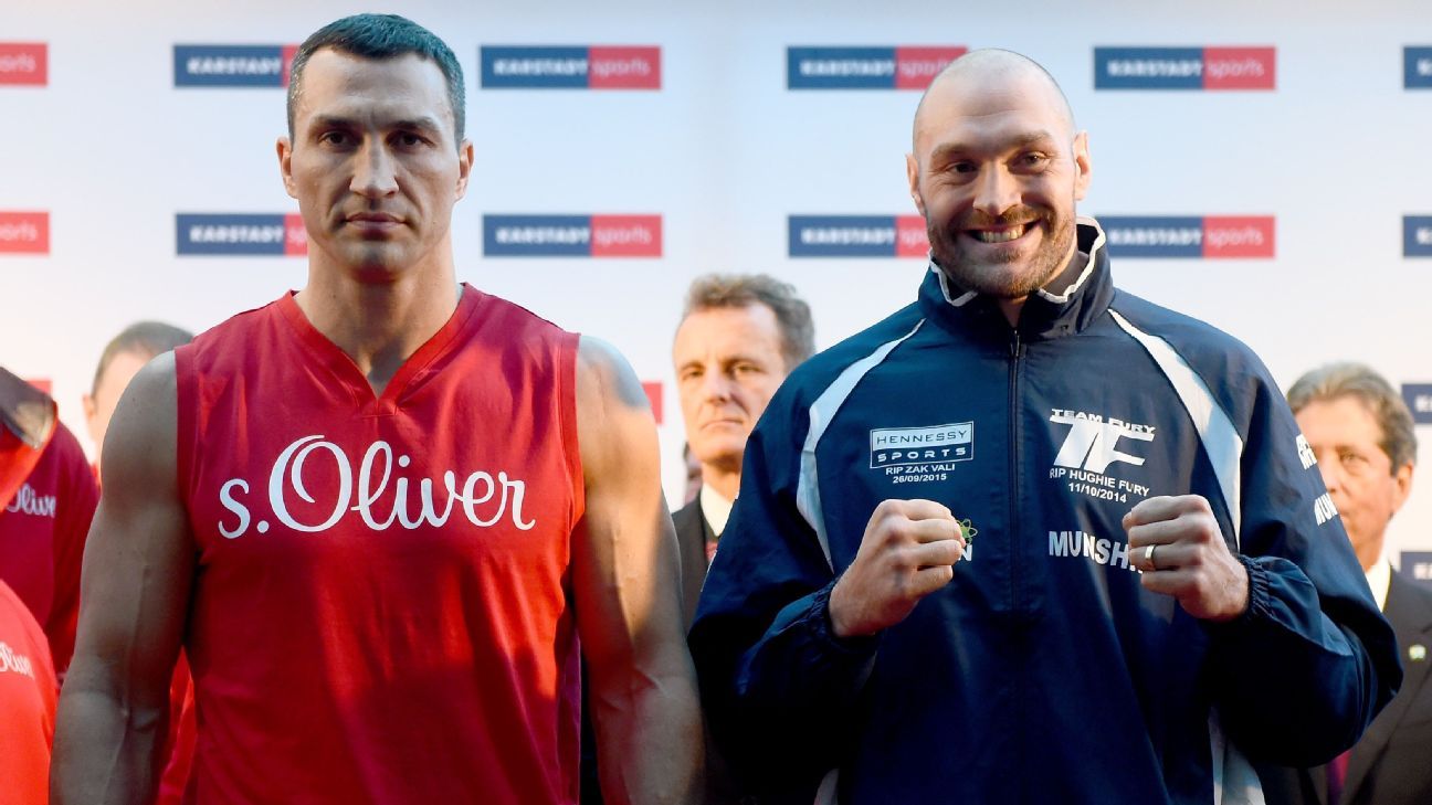 Fury vs. Klitschko to go ahead despite canvas issue - ESPN