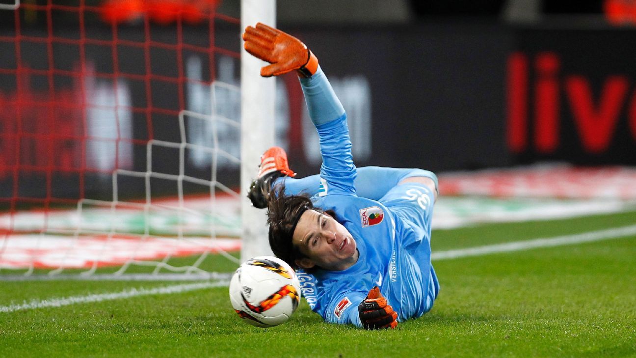 Cologne send bill to Augsburg goalkeeper Marwin Hitz - ESPN