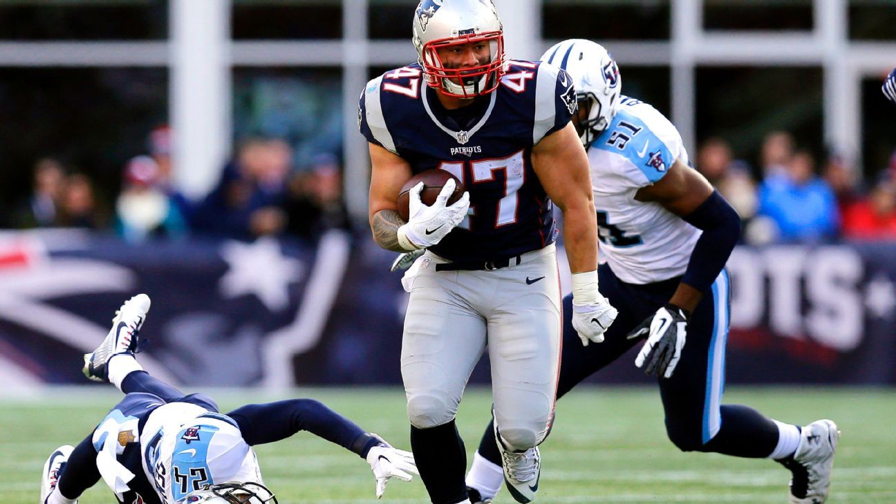Rookie Joey Iosefa delivers highlight-reel bulldozing run for Patriots ...
