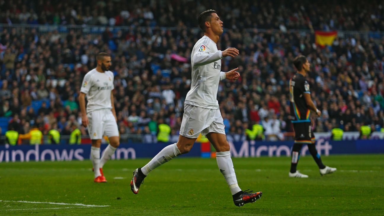 Cristiano Ronaldo bags brace to extend lead over Lionel Messi - ESPN