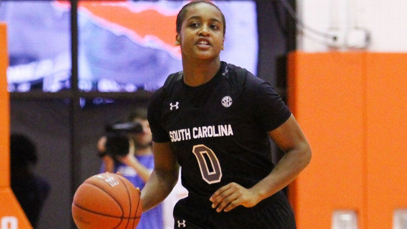 Freshman guard Shay Colley leaves No. 2 South Carolina Gamecocks - ESPN
