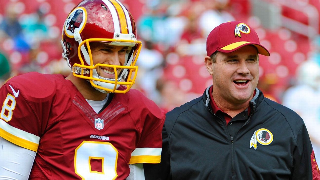 Washington Redskins coach Jay Gruden offers lukewarm praise for QB Kirk ...