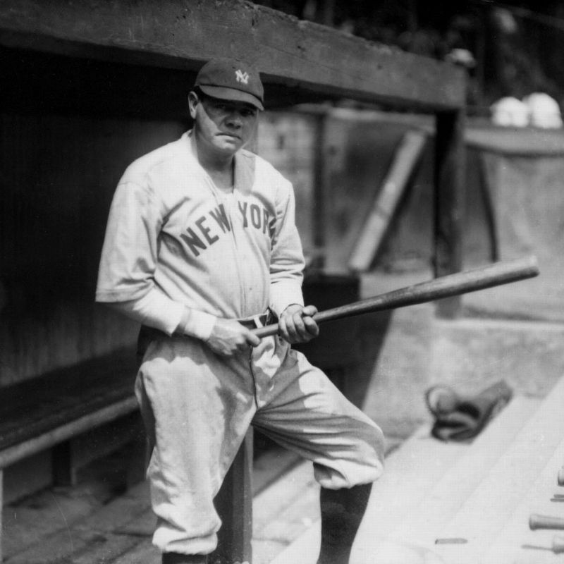 Subastarán el bate del HR 500 de Babe Ruth - ESPN