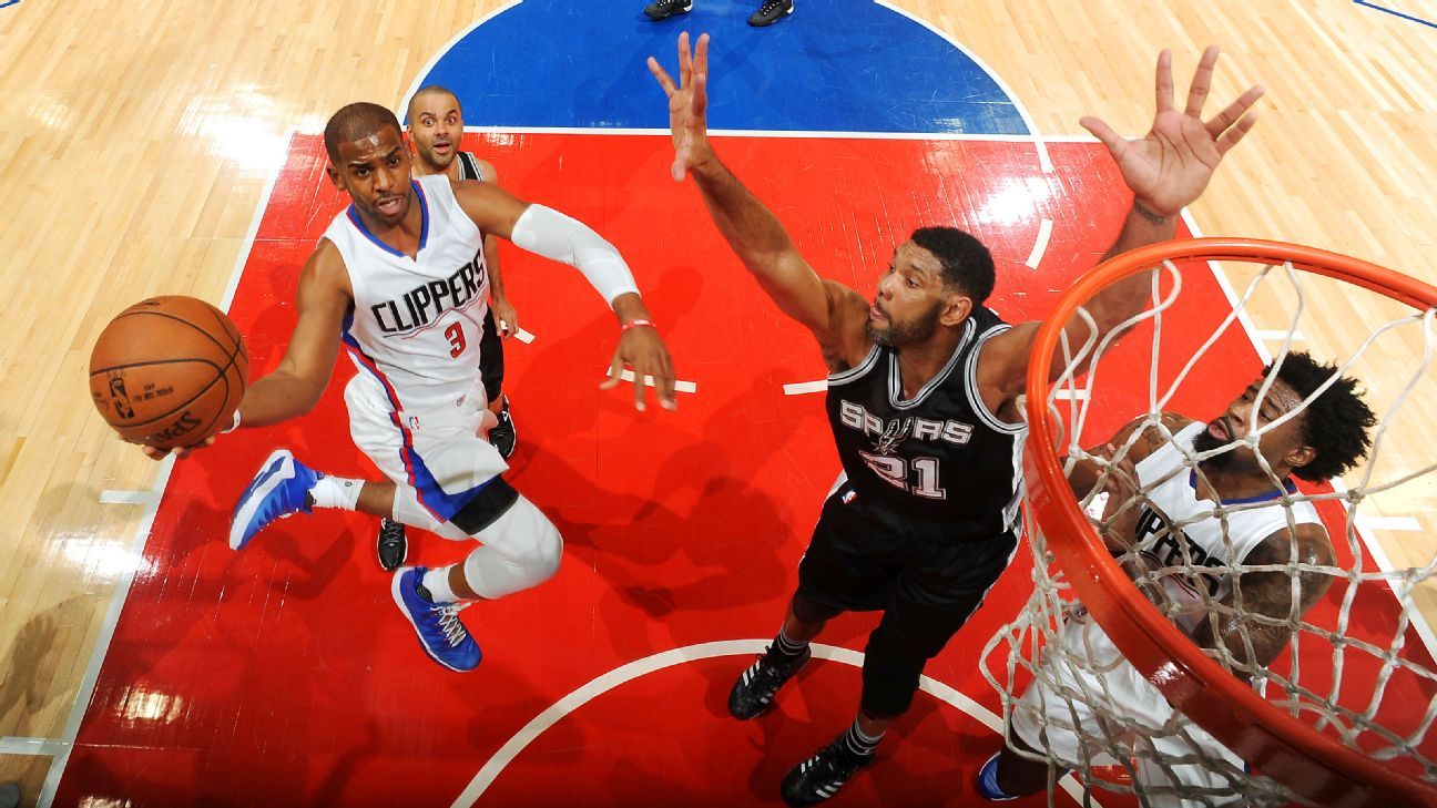 NBA Best Playoff Vines: Chris Paul bank shot over Duncan wins series - ESPN