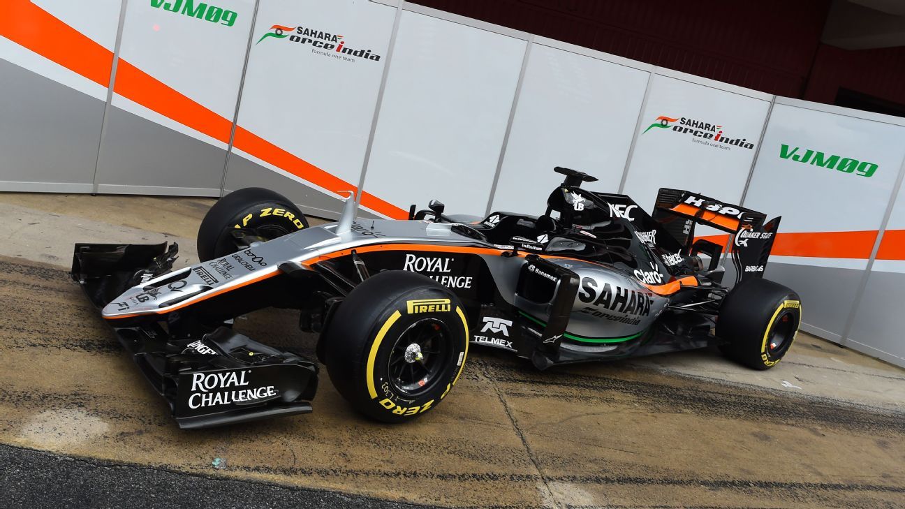 Force India launches 2016 car in Barcelona - ESPN