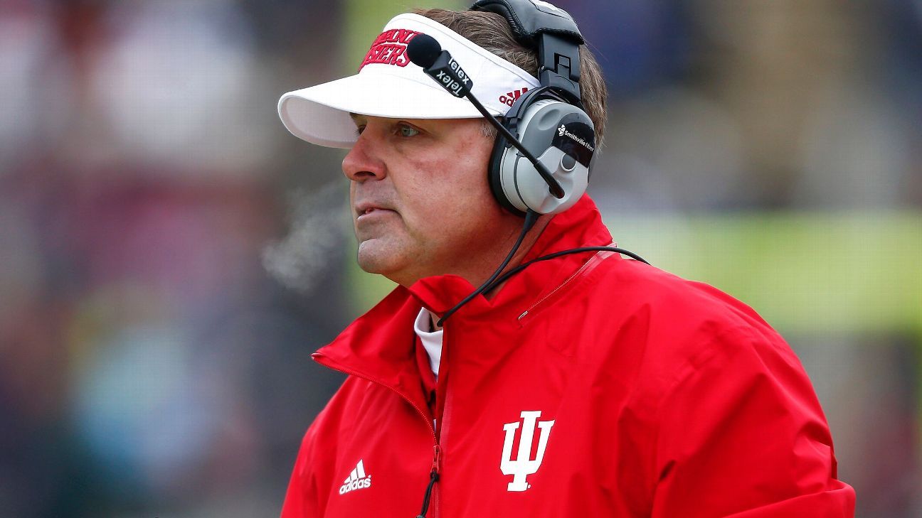 Indiana Hoosiers football coach Kevin Wilson resigns - ESPN