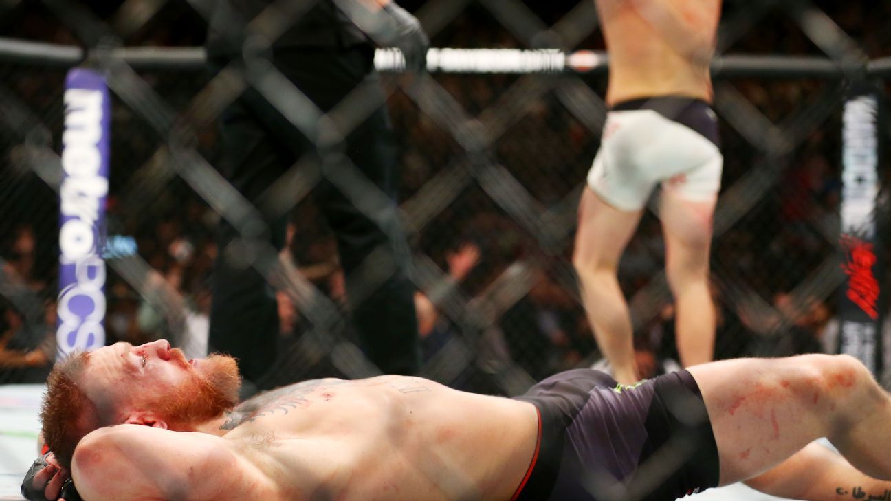 Nate Diaz defeats Conor McGregor by submission in second round of UFC ...