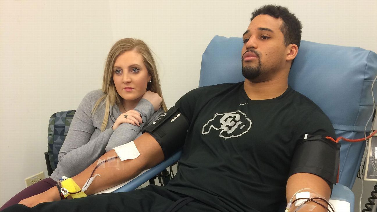 Colorado Buffaloes OLB Derek McCartney donates blood stem cells - ESPN ...