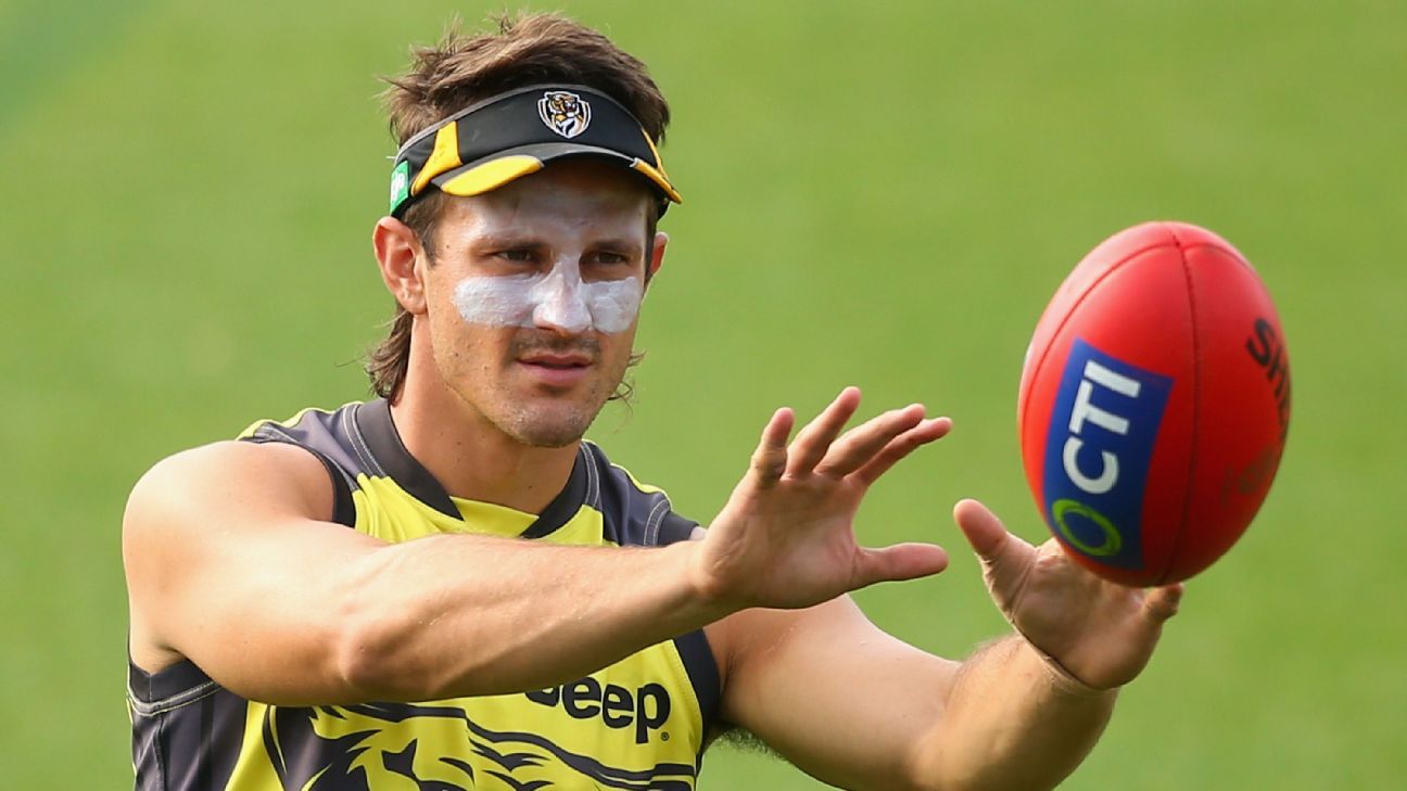 Richmond's Ivan Maric set to miss AFL season opener with Carlton - ESPN