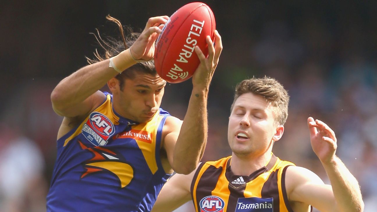 West Coast Eagles boosted by Sharrod Wellingham AFL return - ESPN