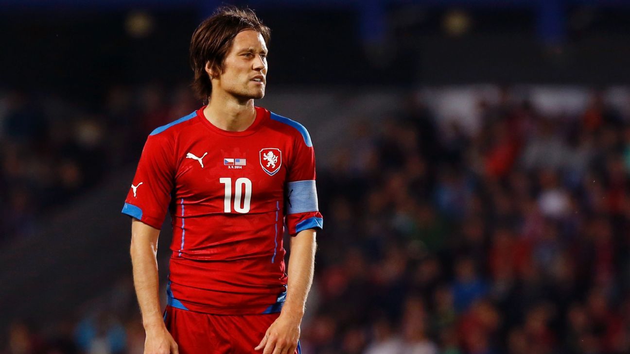Tomas Rosicky returns in Czech Republic final squad for Euro 2016 - ESPN