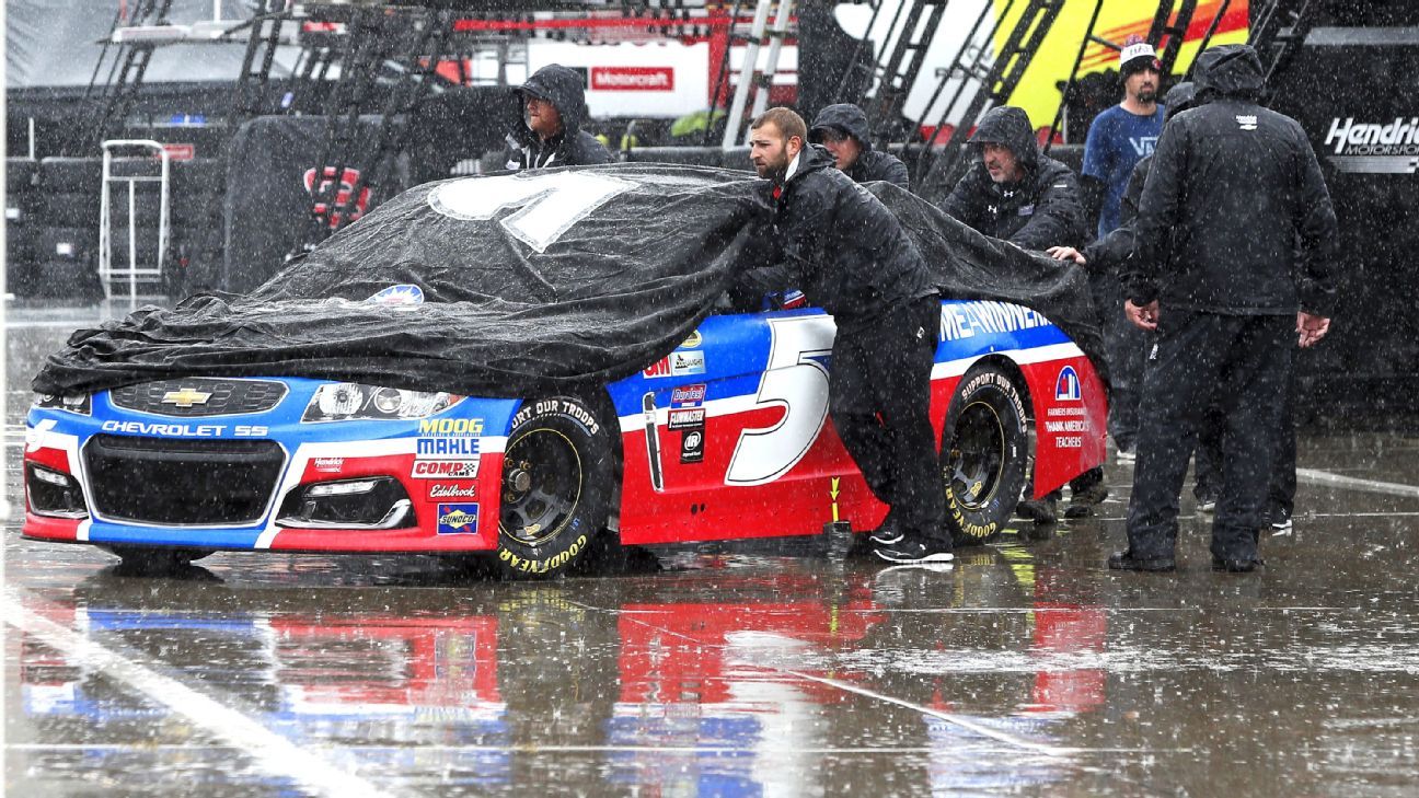 NASCAR All-Star weekend -- Rain washes out Sprint Showdown - ESPN