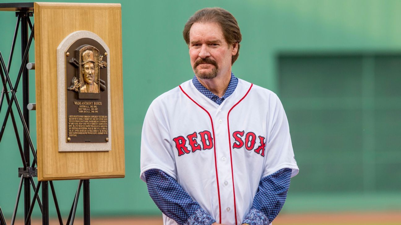 Wade Boggs 'back home' as his No. 26 is retired at Fenway Park - ESPN