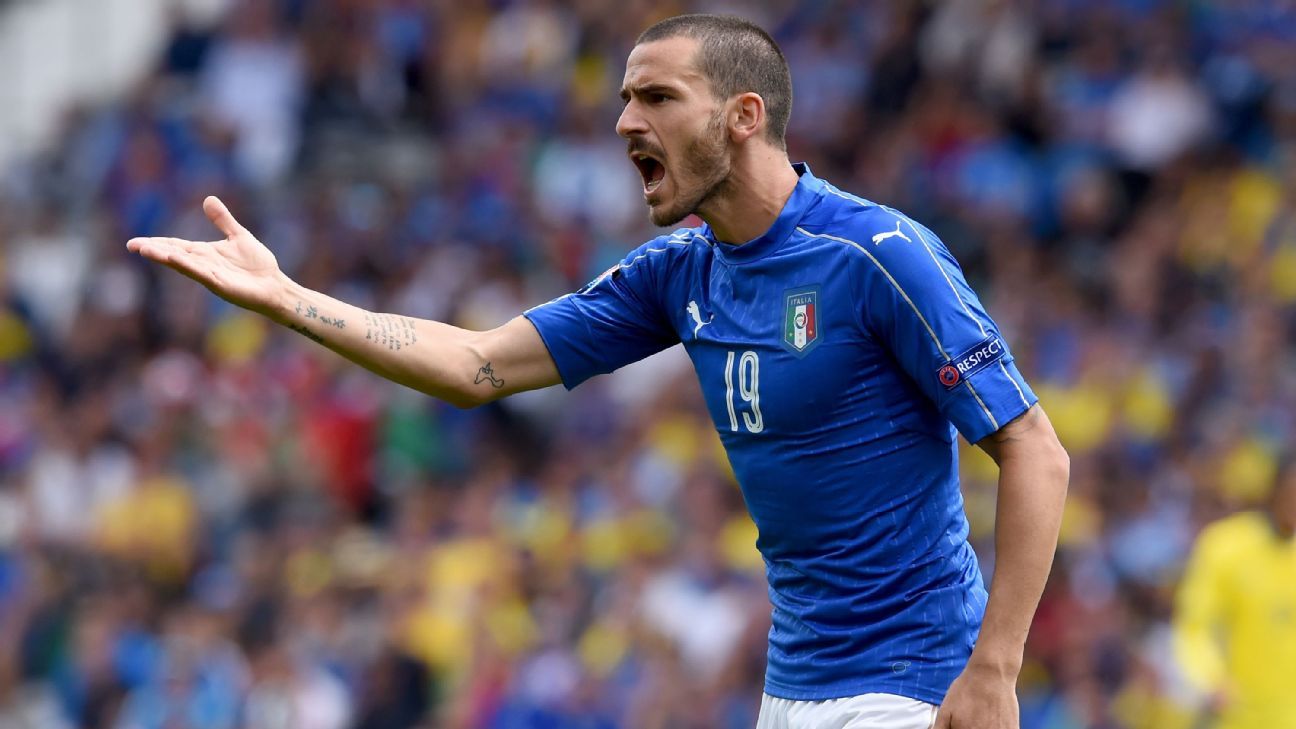 Leonardo Bonucci to miss Italy's World Cup qualifier against Israel - ESPN