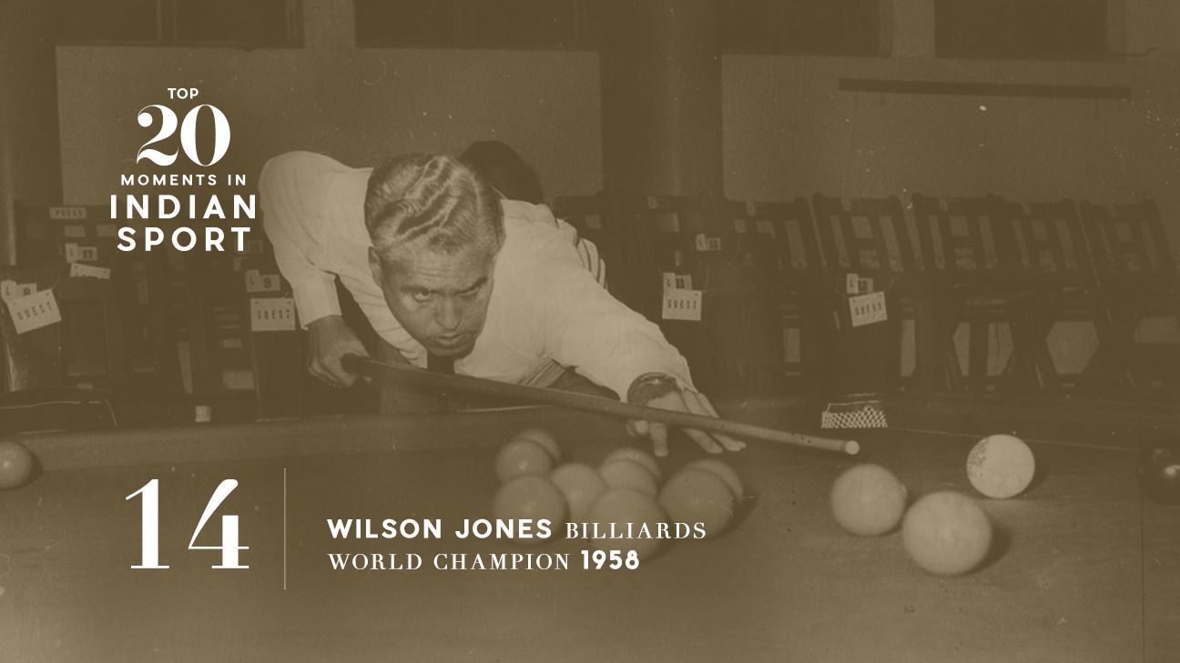 Greatest moments in Indian sport: No. 14. Wilson Jones is billiards ...