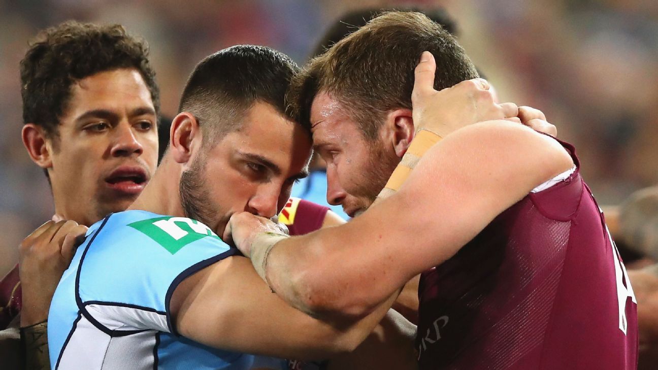 Last-gasp try secures thrilling Origin win for NSW - ESPN