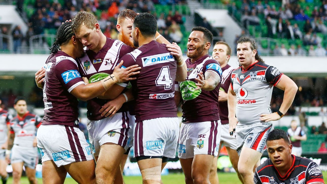 Manly Sea Eagles beat Warriors - ESPN