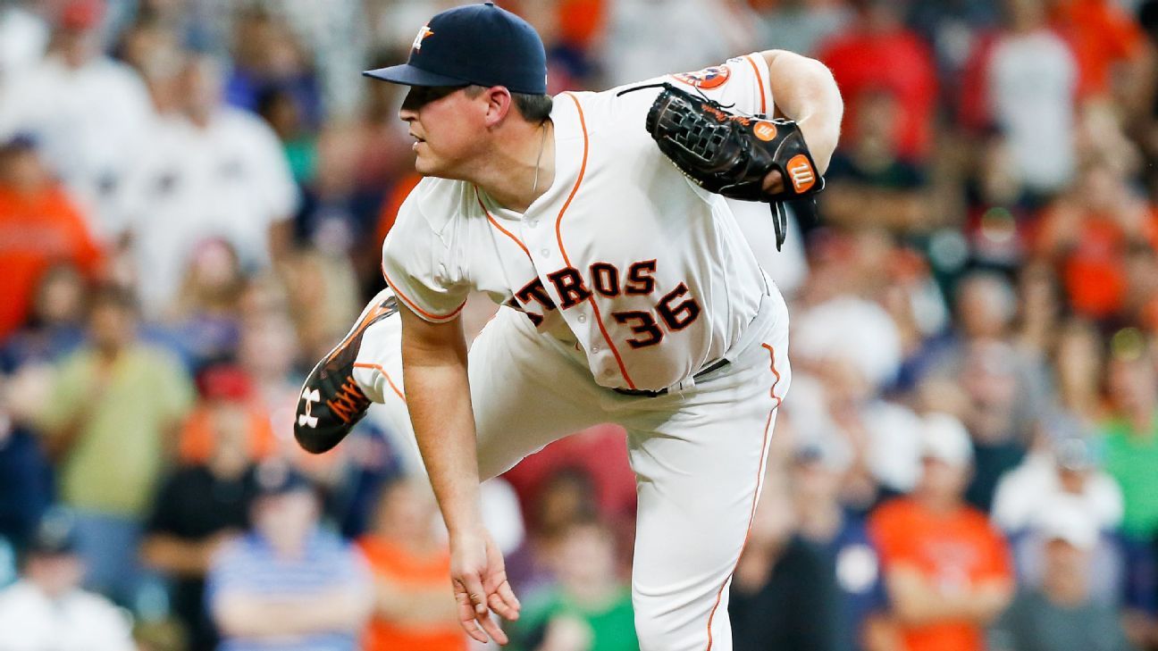 Relief pitcher Will Harris re-ups with Astros, signs two-year deal - ESPN