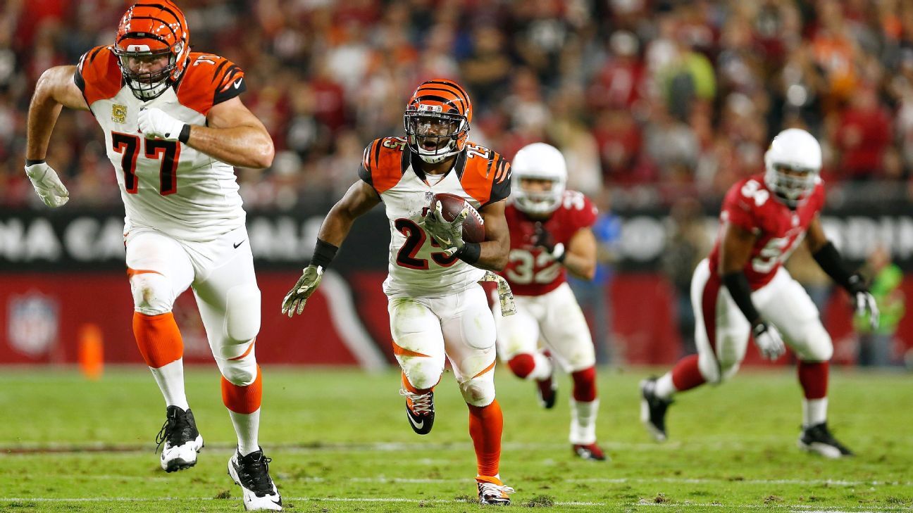 Cincinnati Bengals RB Giovani Bernard back at practice after offseason ...