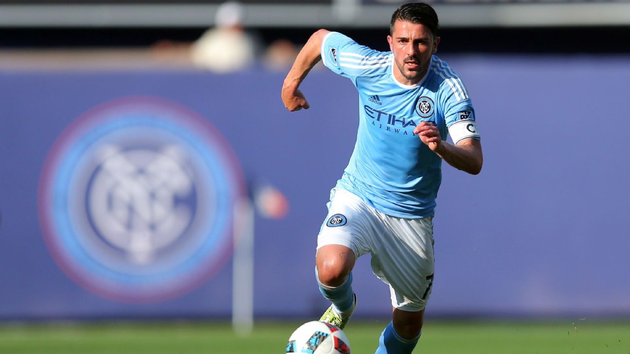 David Villa named MLS most valuable player in second season with NYCFC ...
