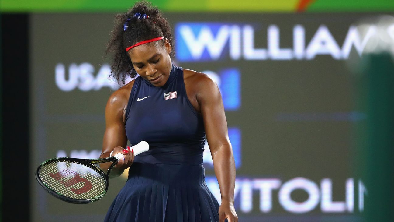 Serena Williams' game vaporizes into the warm Brazilian night - ESPN