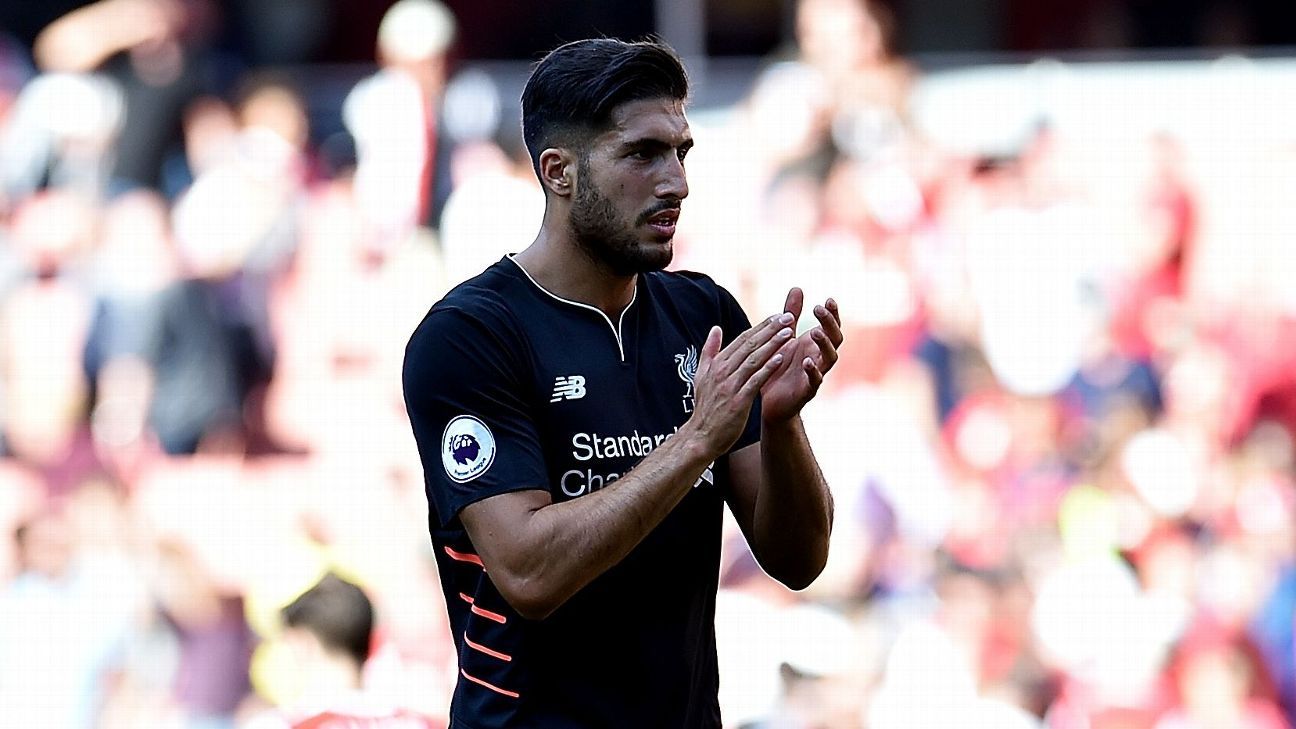 Liverpool's Emre Can to miss Leicester clash due to ankle injury - ESPN