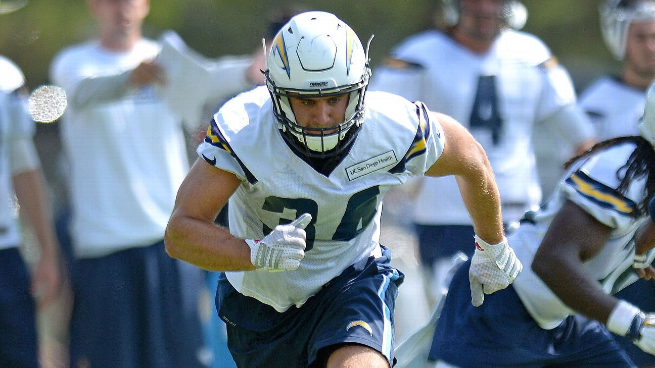 San Diego Chargers FB Derek Watt showing toughness runs in family ...