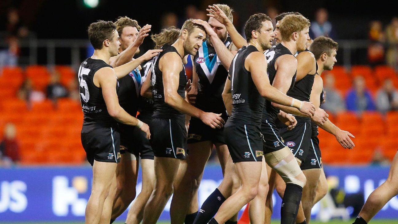 Port Adelaide end AFL season with win over Gold Coast Suns - ESPN