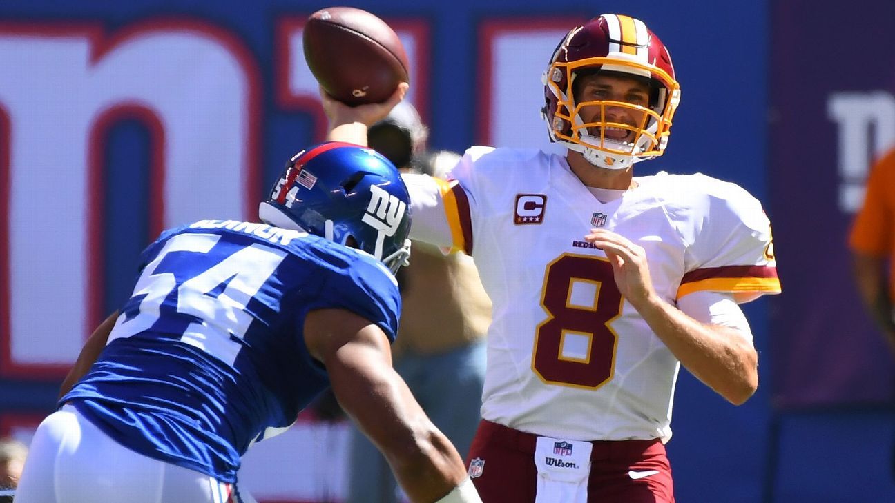 Washington Redskins' Kirk Cousins' game had big throws, missed chances ...