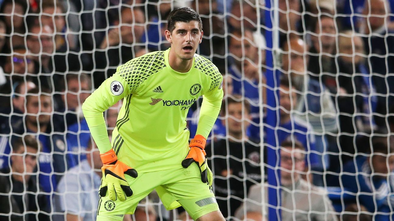 Chelsea and Belgium keeper Thibaut Courtois calms fears over eye injury ...