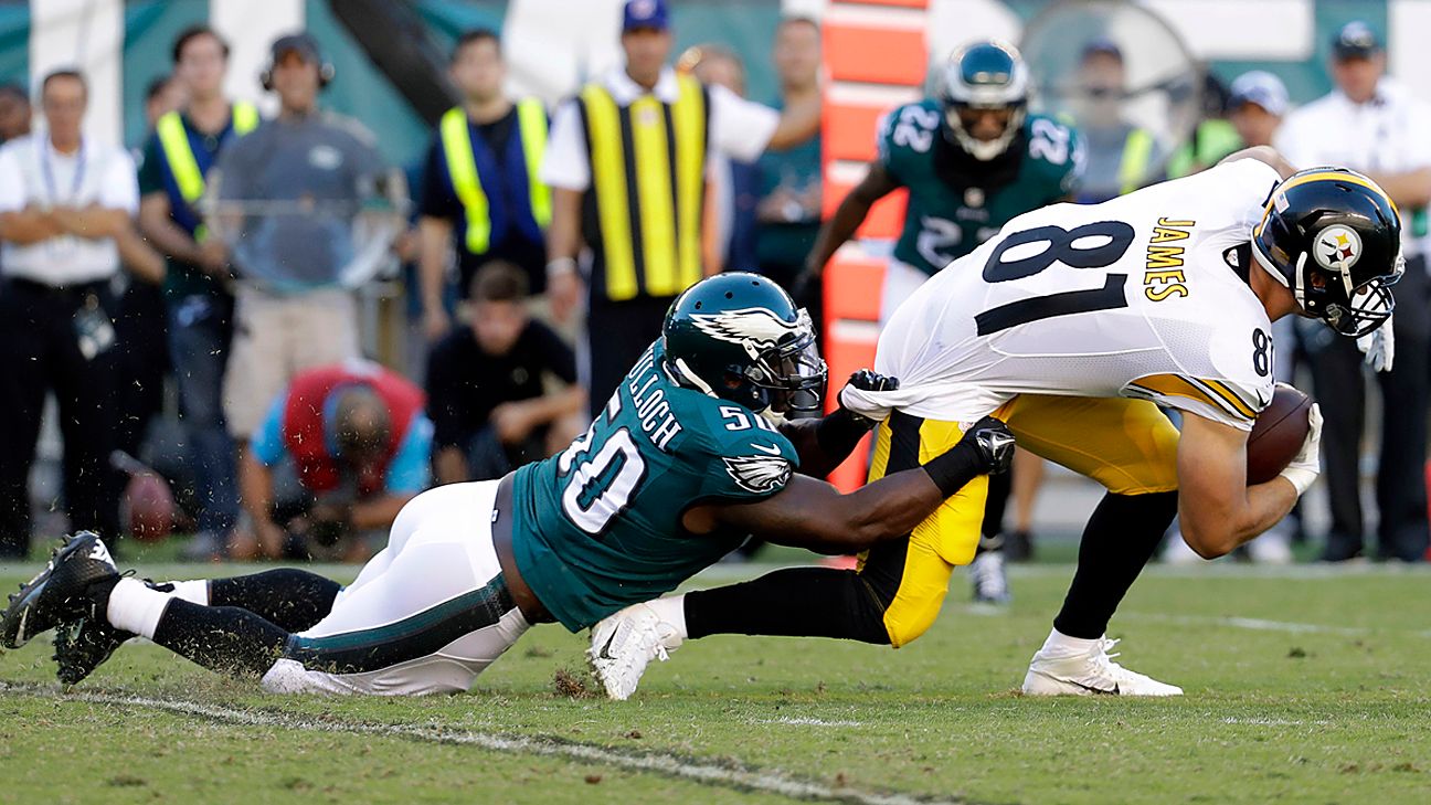 Eagles LB Stephen Tulloch: No animosity toward Lions about departure ...