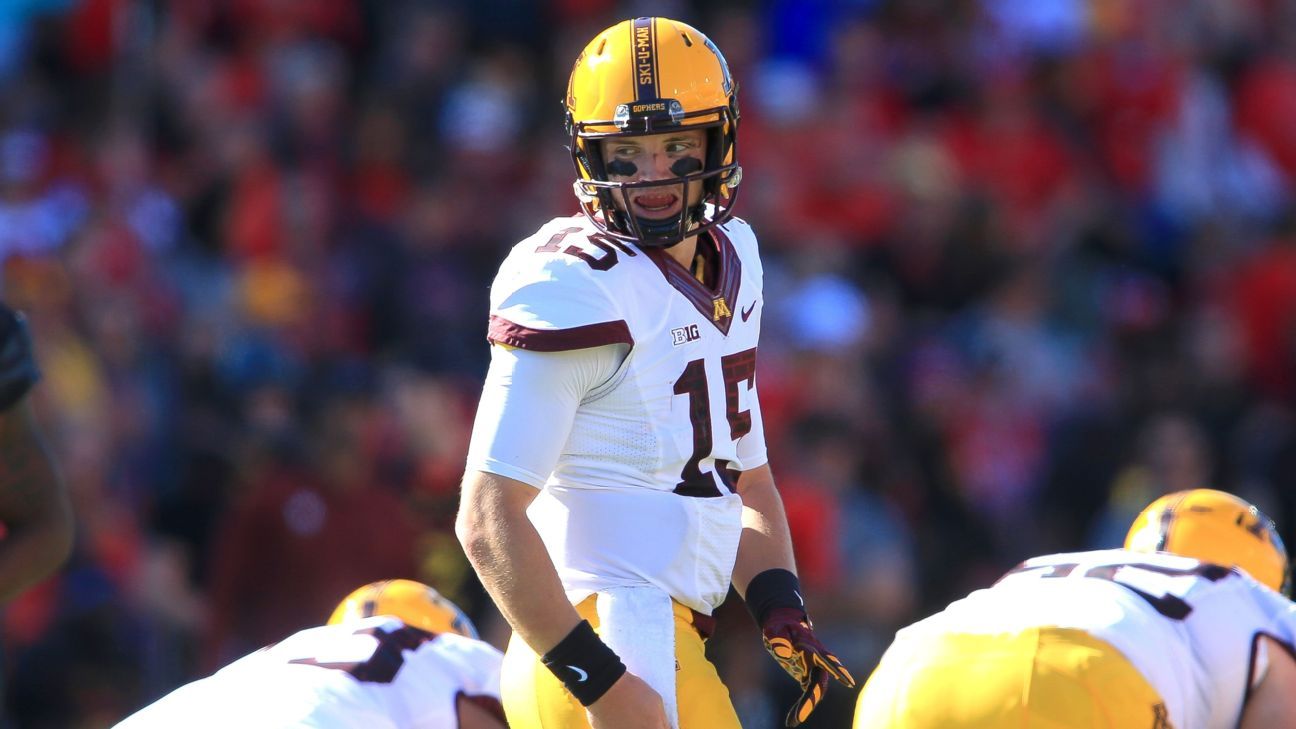 Minnesota Golden Gophers name Conor Rhoda starter; Demry Croft disciplined